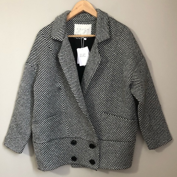 FRNCH | Jackets & Coats | Frnch Button Lap Jacket | Poshmark
